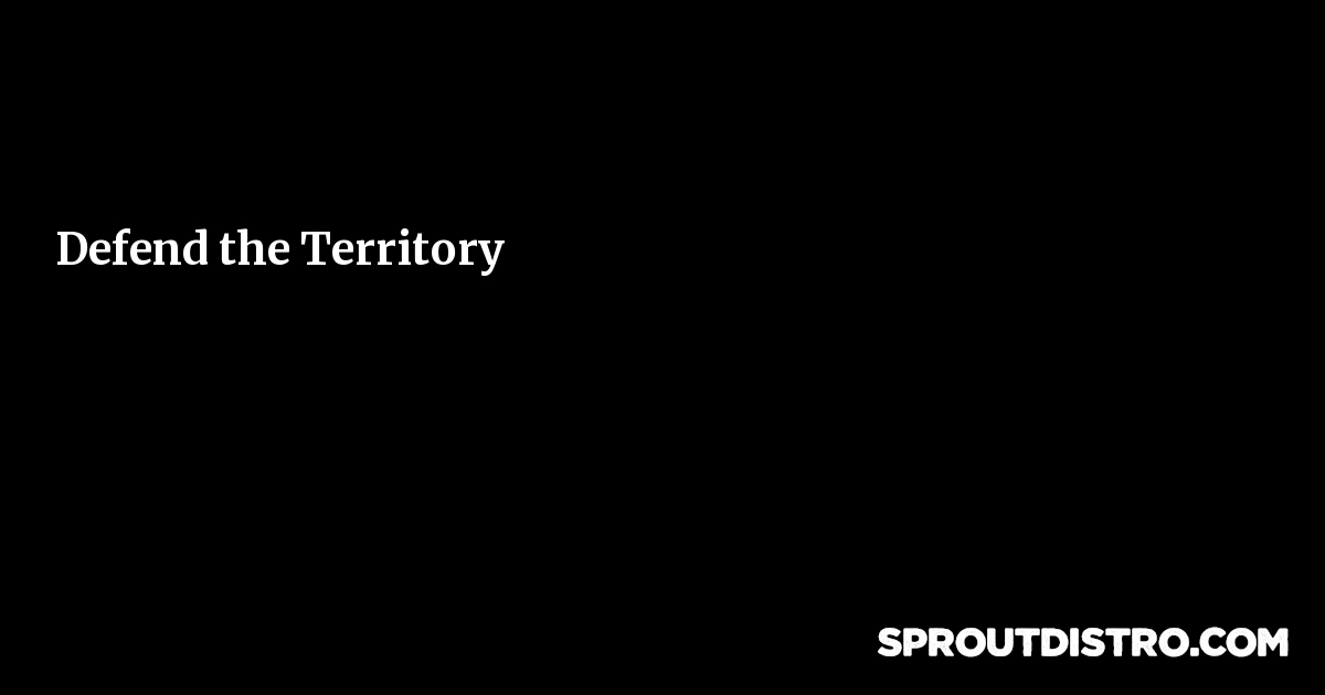 Defend the Territory Zine | Sprout Distro