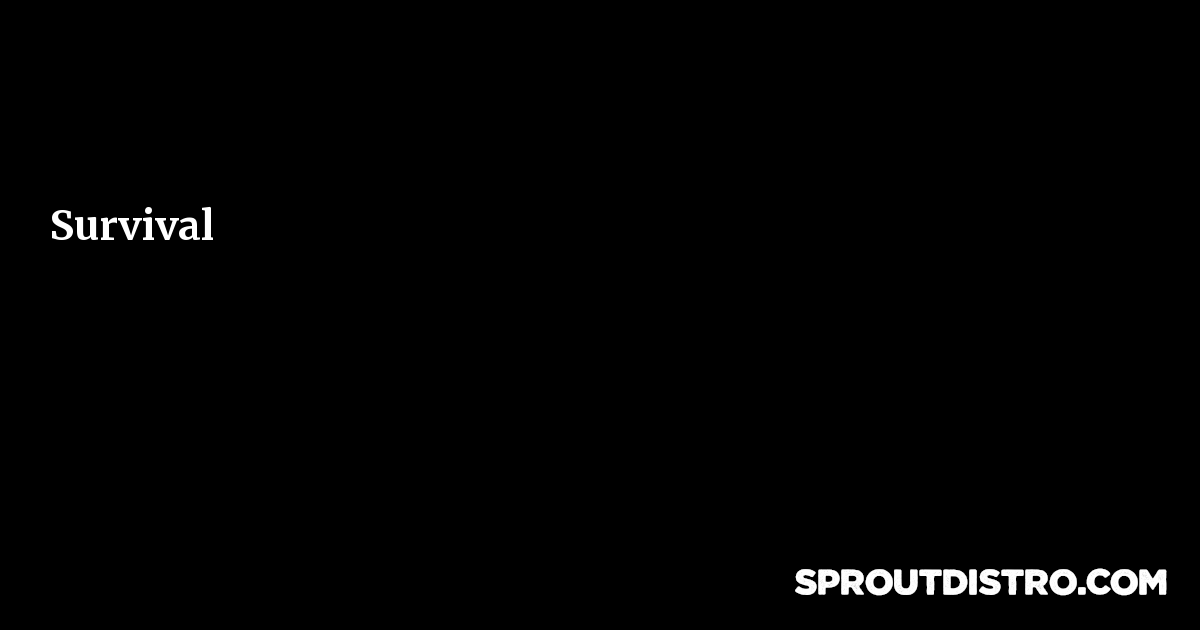 Survival Zine | Sprout Distro